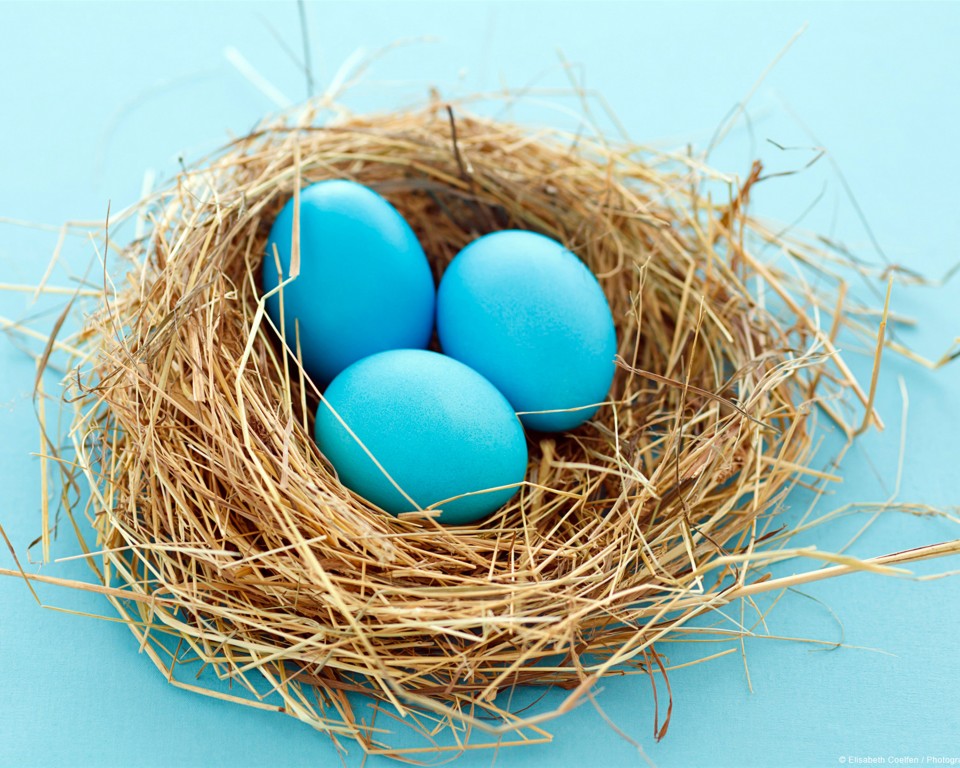 Cyan Blue Eggs Wallpaper - 960x768