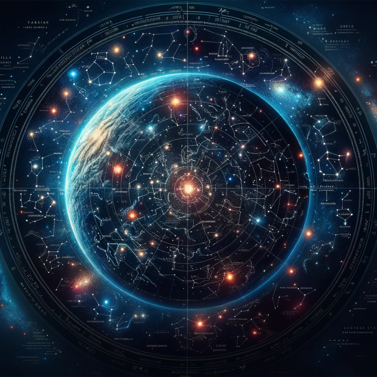 1280x1280 Space Celestial Star Planet Wallpaper