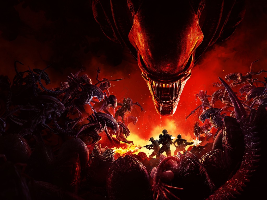 Aliens Fireteam Elite Tps Game Wallpaper - 1024x768