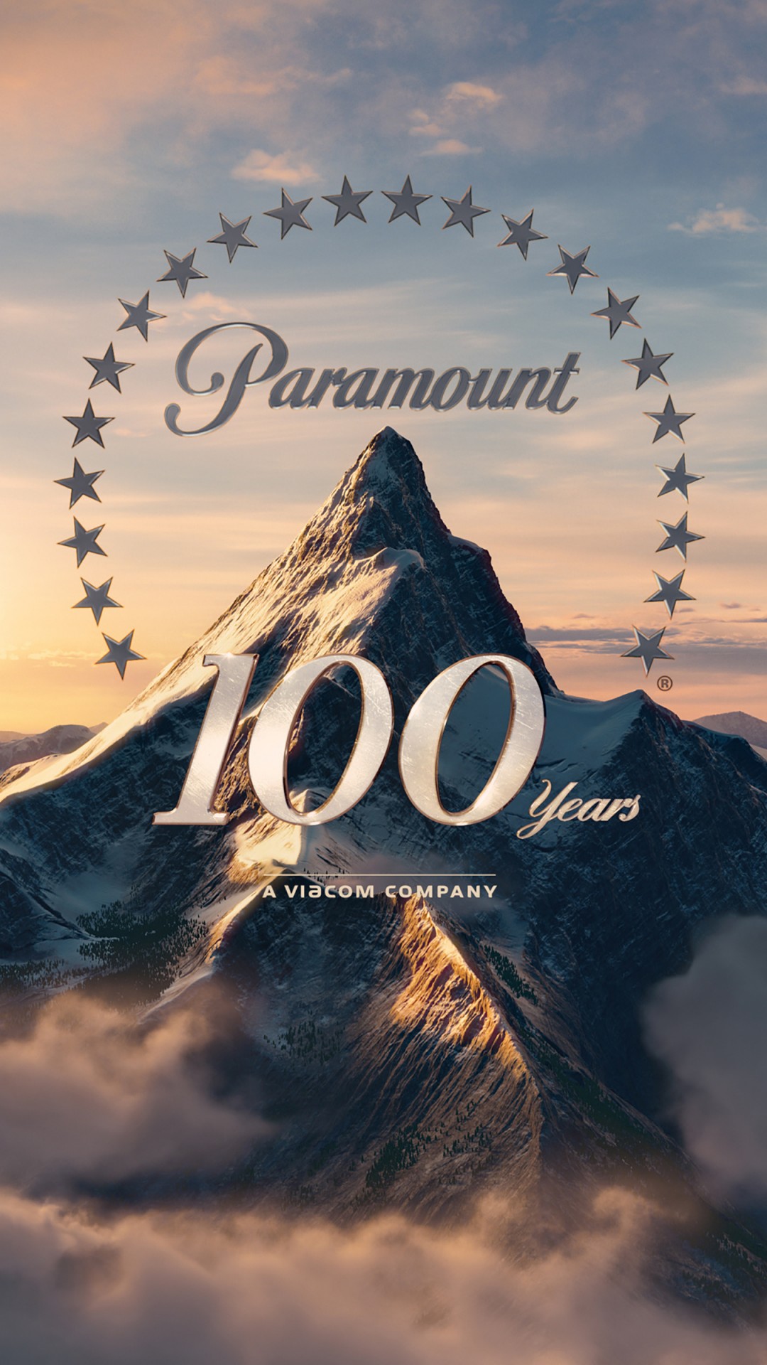 1080x1920 100 Years Paramount Pictures Wallpaper