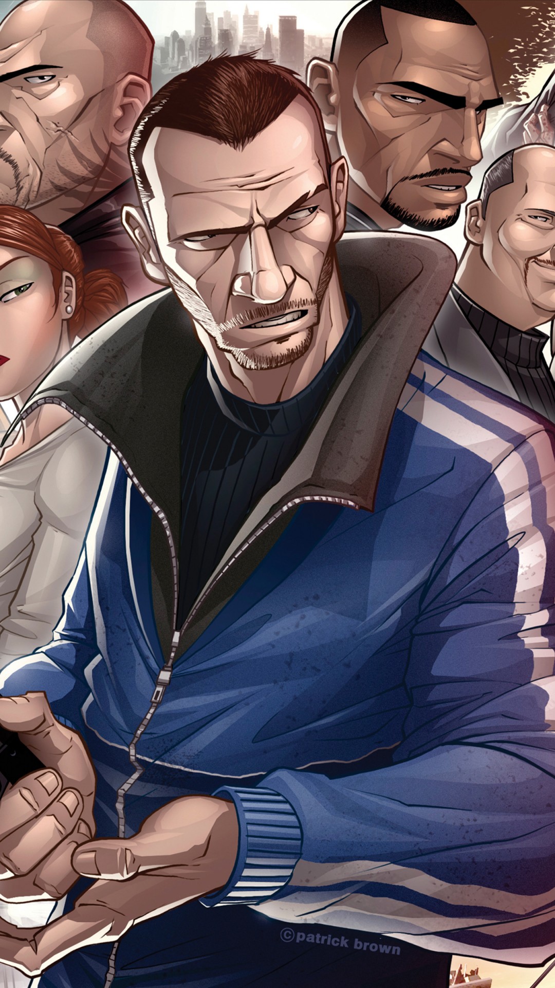 Niko Bellic GTA IV Characters Wallpaper - 1080x1920