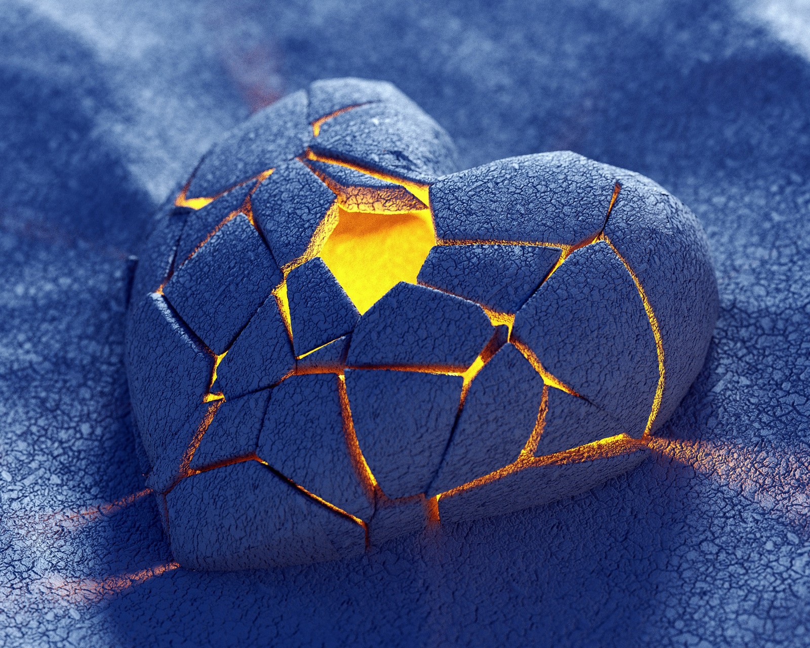 White Sand Heart Soul Art Wallpaper - 1600x1280