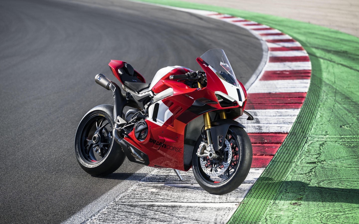 Ducati Panigale V4 R Race Bike Wallpaper - 1440x900
