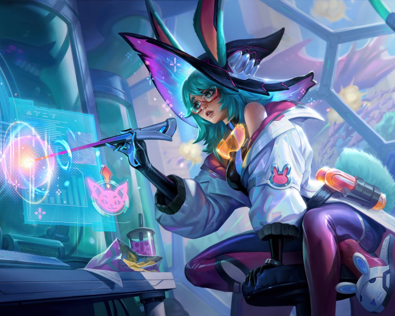 Battle Cat Aurora League Of Legends Wallpaper - 1280x1024