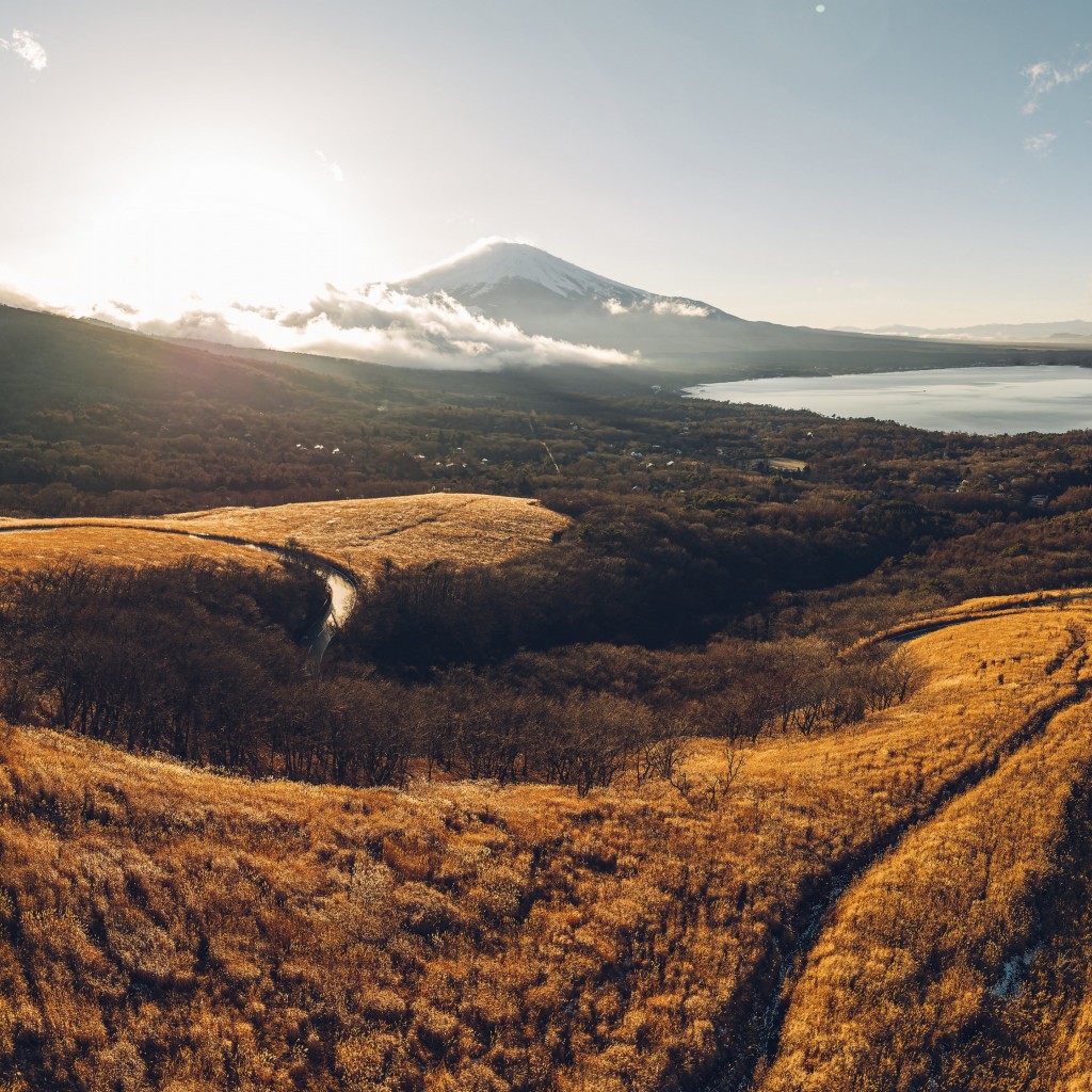 Nature Landscape Mount Fuji Japan Wallpaper - 1024x1024 Resolution