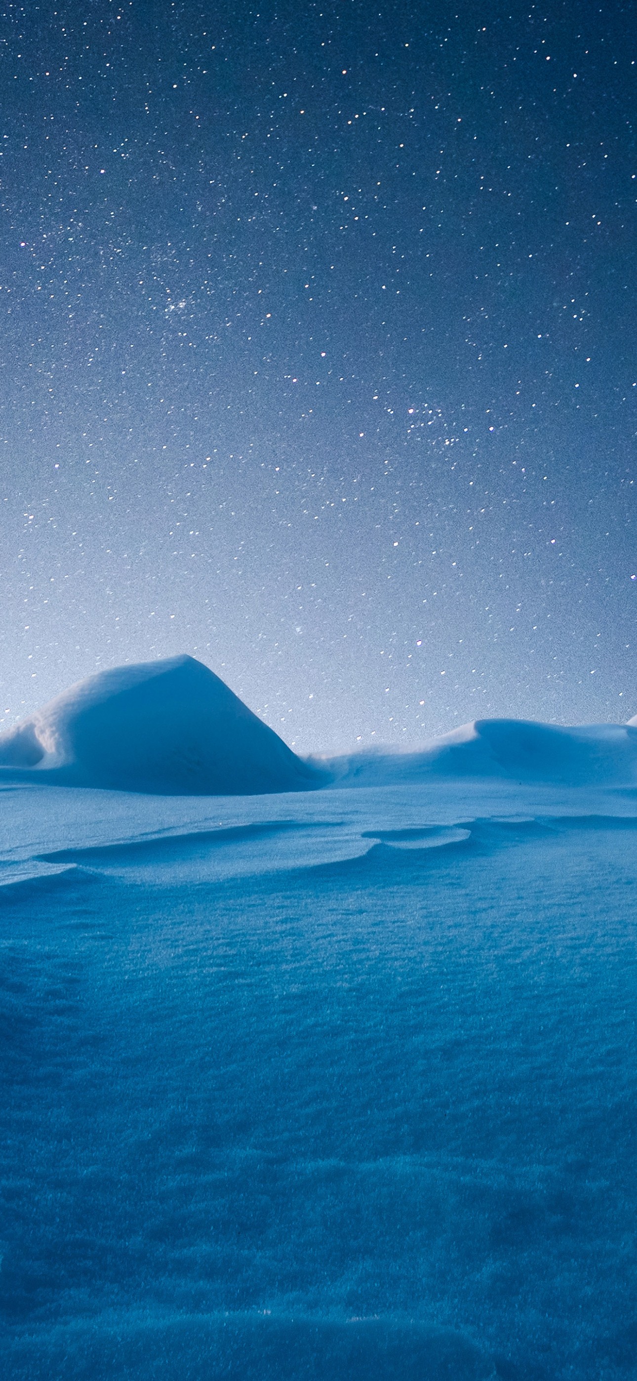 Nature Ice Landscape Stars Wallpaper - 1290x2796 Resolution