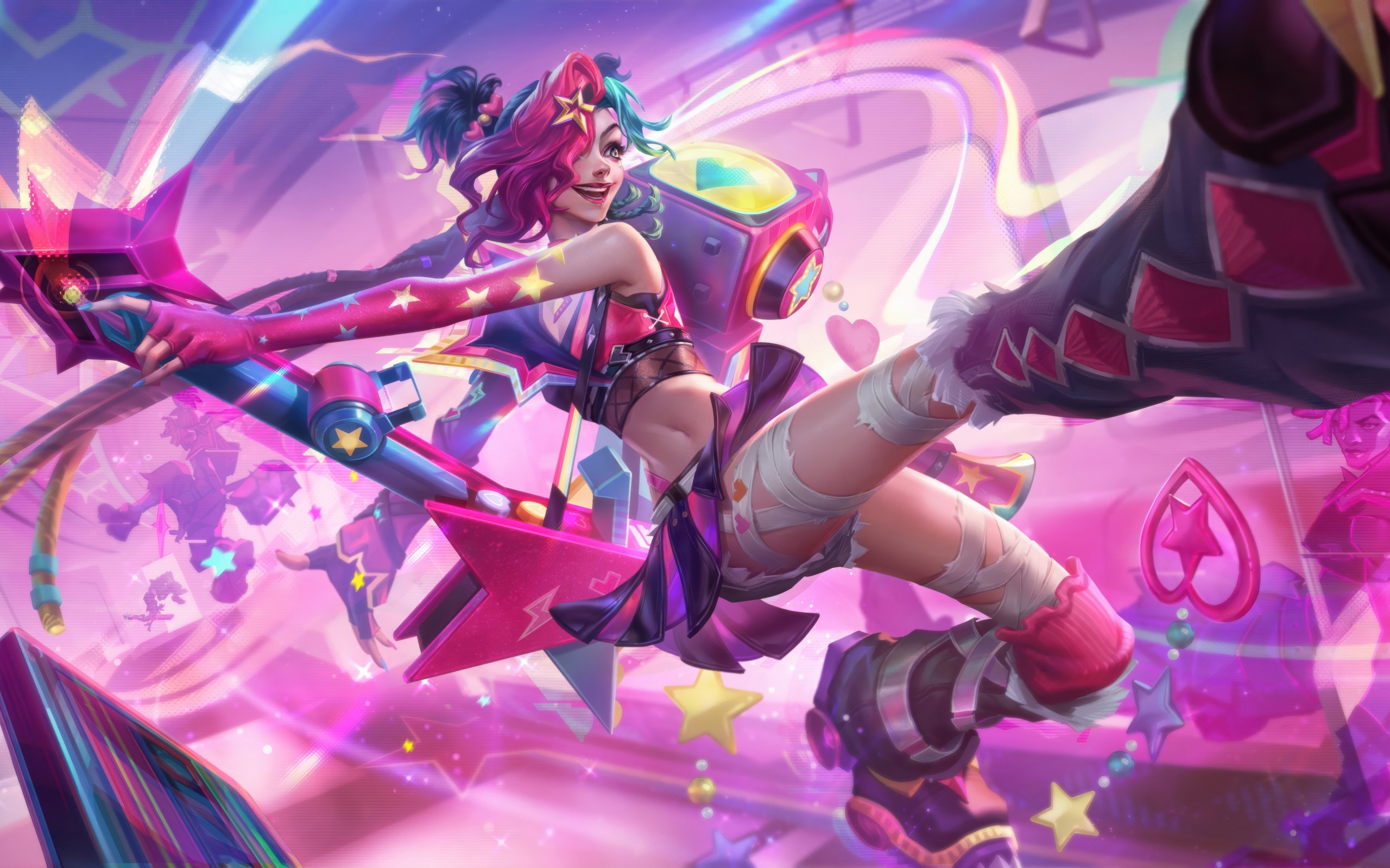 Jinx League Of Legends Lovestruck Wallpaper - 2560x1600