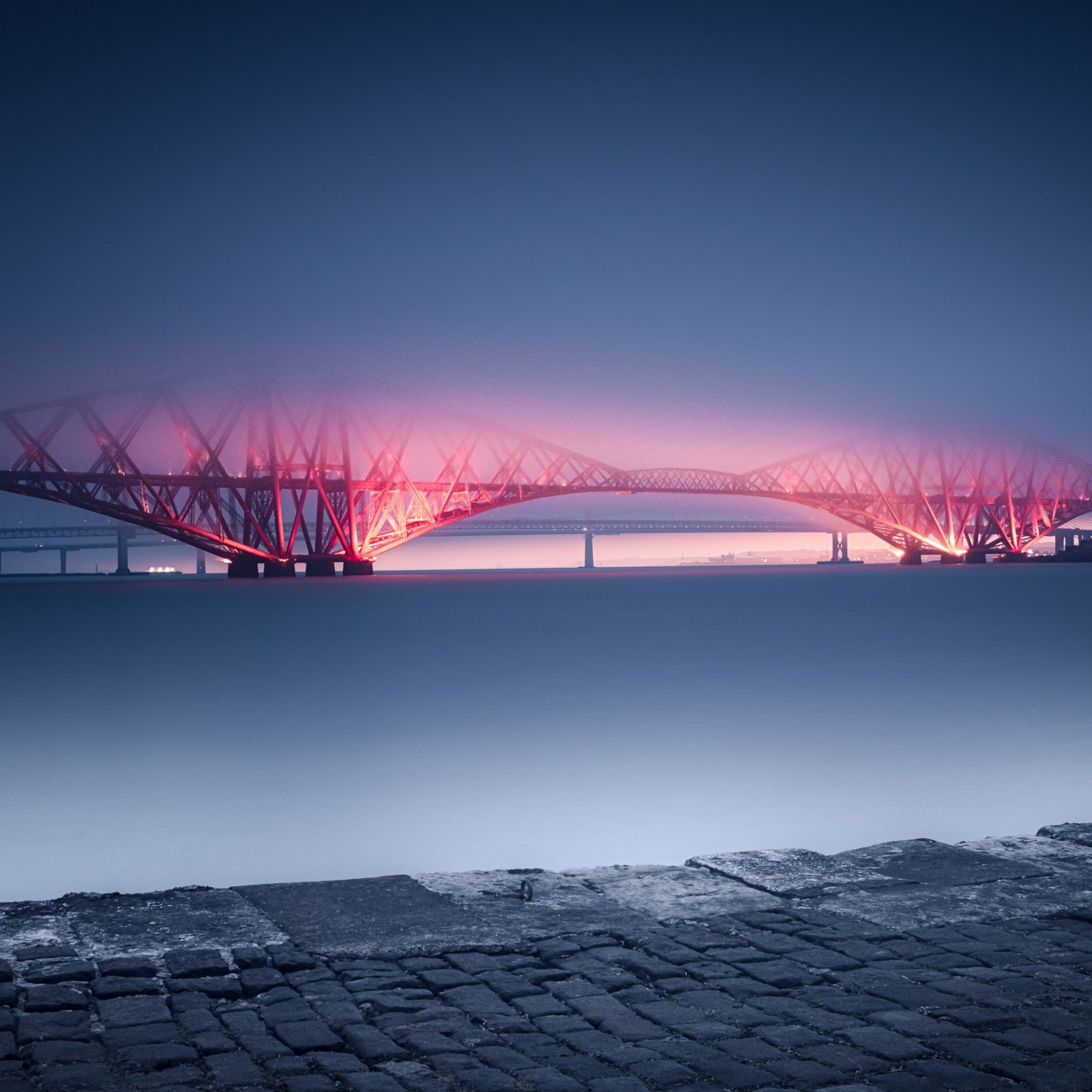 Railway Forth Bridge Scotland Wallpaper - 2048x2048