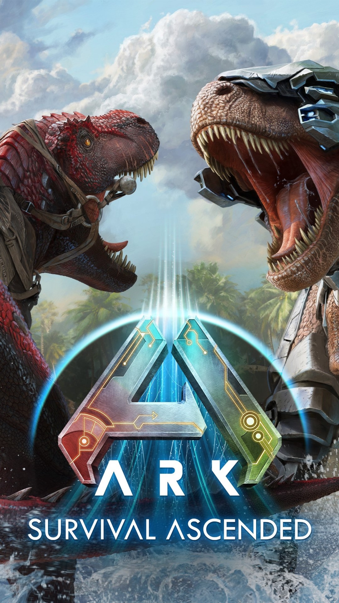 Ark Survival Ascended Key Art Wallpaper - 1080x1920