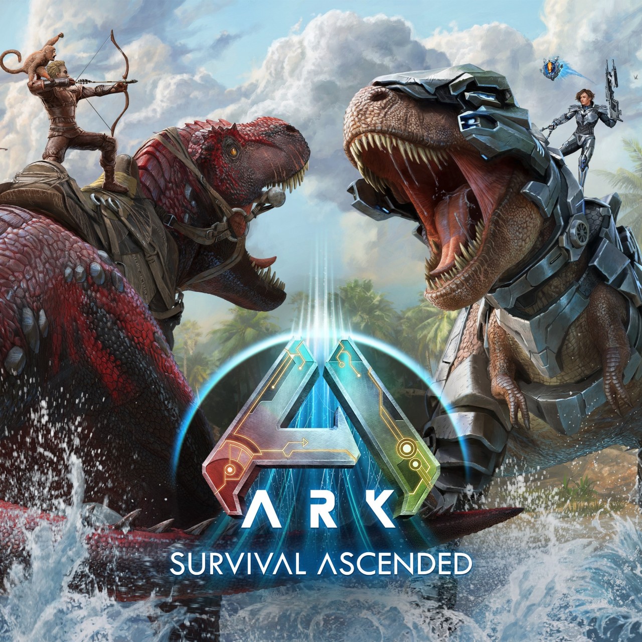 Ark Survival Ascended Key Art Wallpaper - 1280x1280