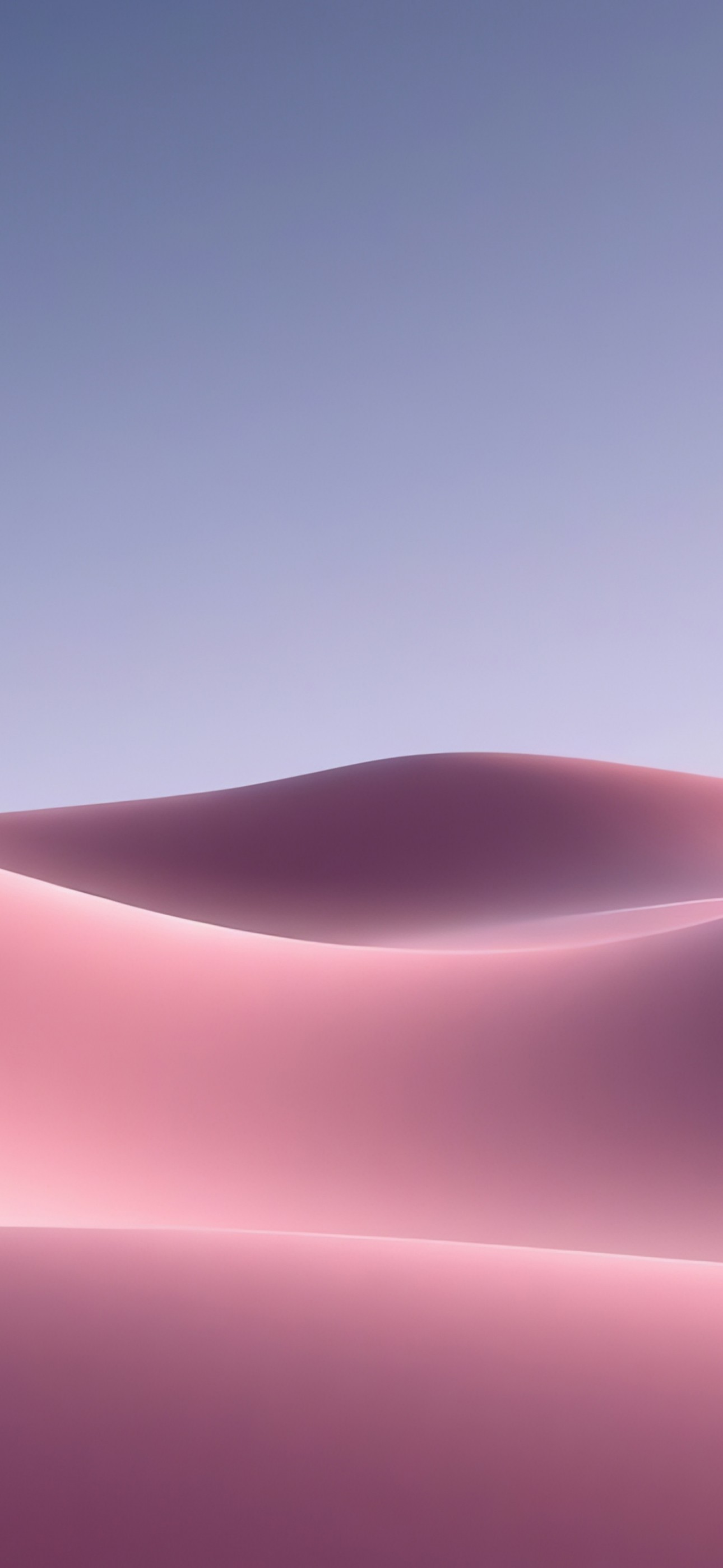 Aesthetic Pastel Pink Dunes Desert Wallpaper - 1290x2796